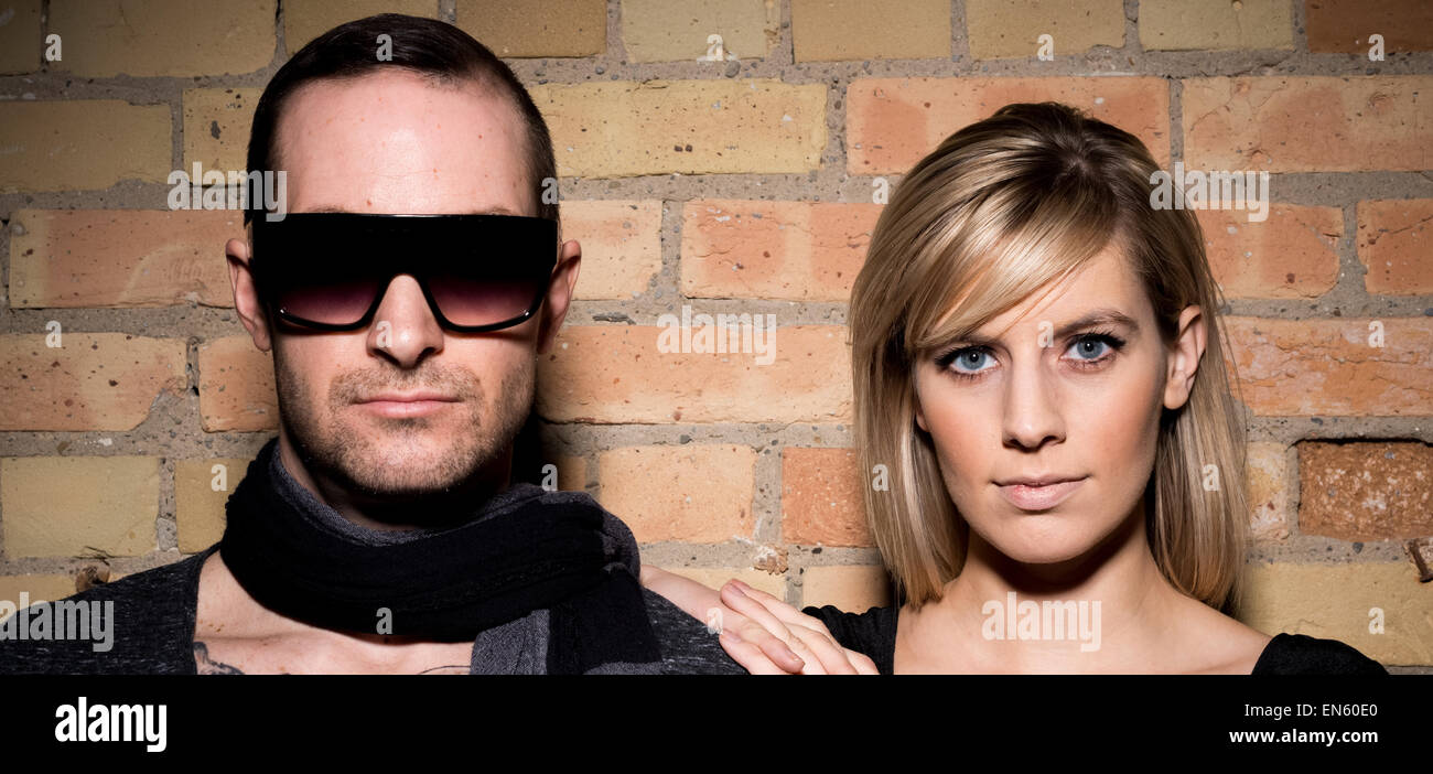 Couple contrast hi-res stock photography and images - Alamy