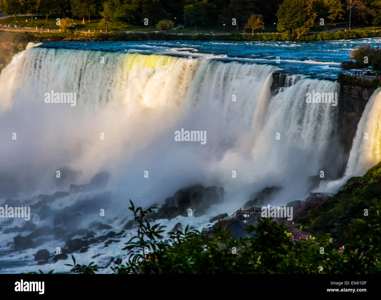 American Falls at sunset Stock Photo - Alamy