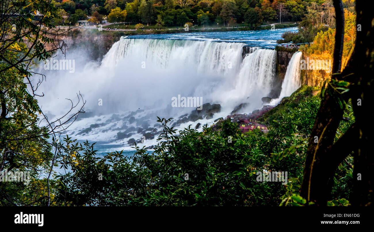 The American Falls at sunset Stock Photo - Alamy