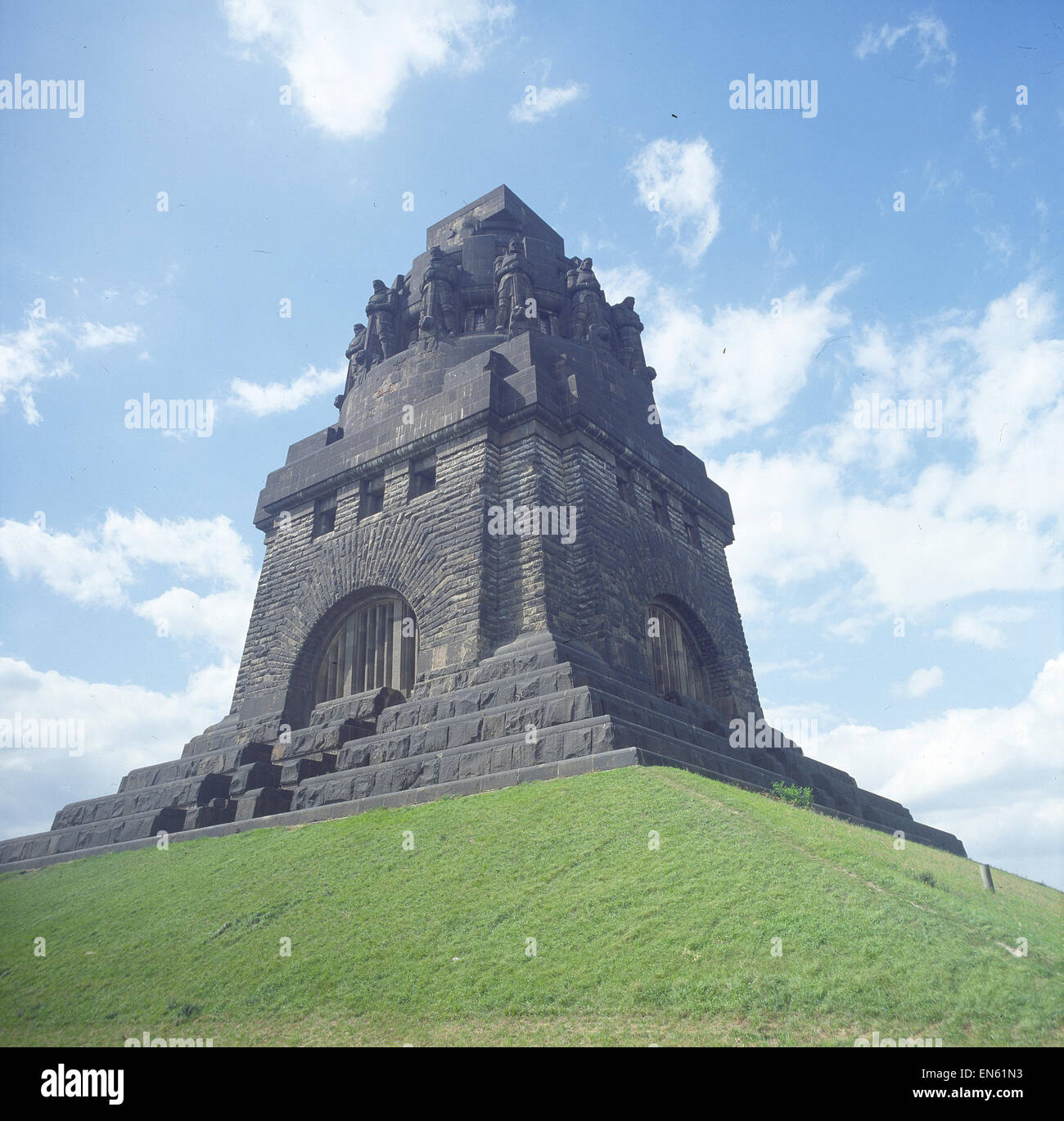 DDR, Leipzig, Leipzig, Völkerschlachtdenkmal Stock Photo - Alamy