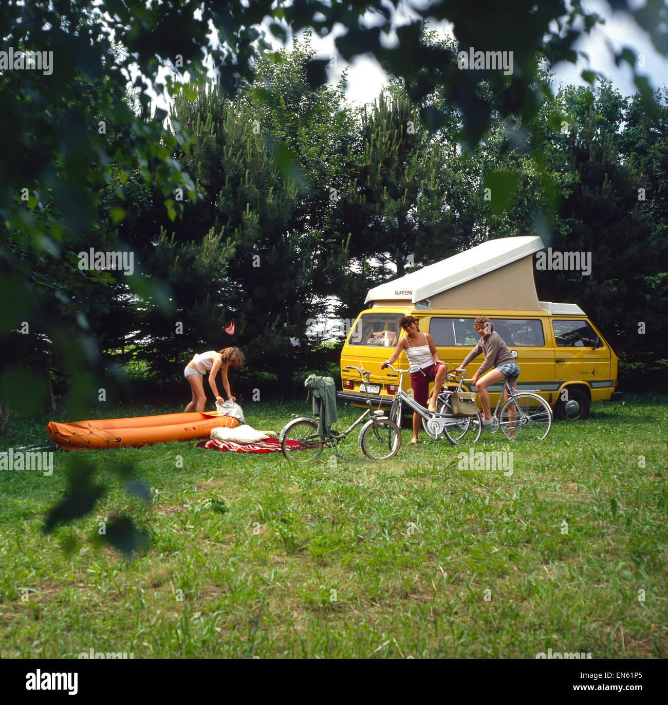 1970s camping hi-res stock photography and images - Alamy