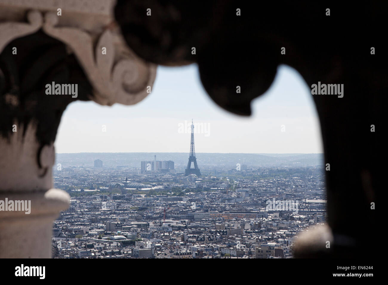 Eiffel tower through window hi-res stock photography and images - Alamy