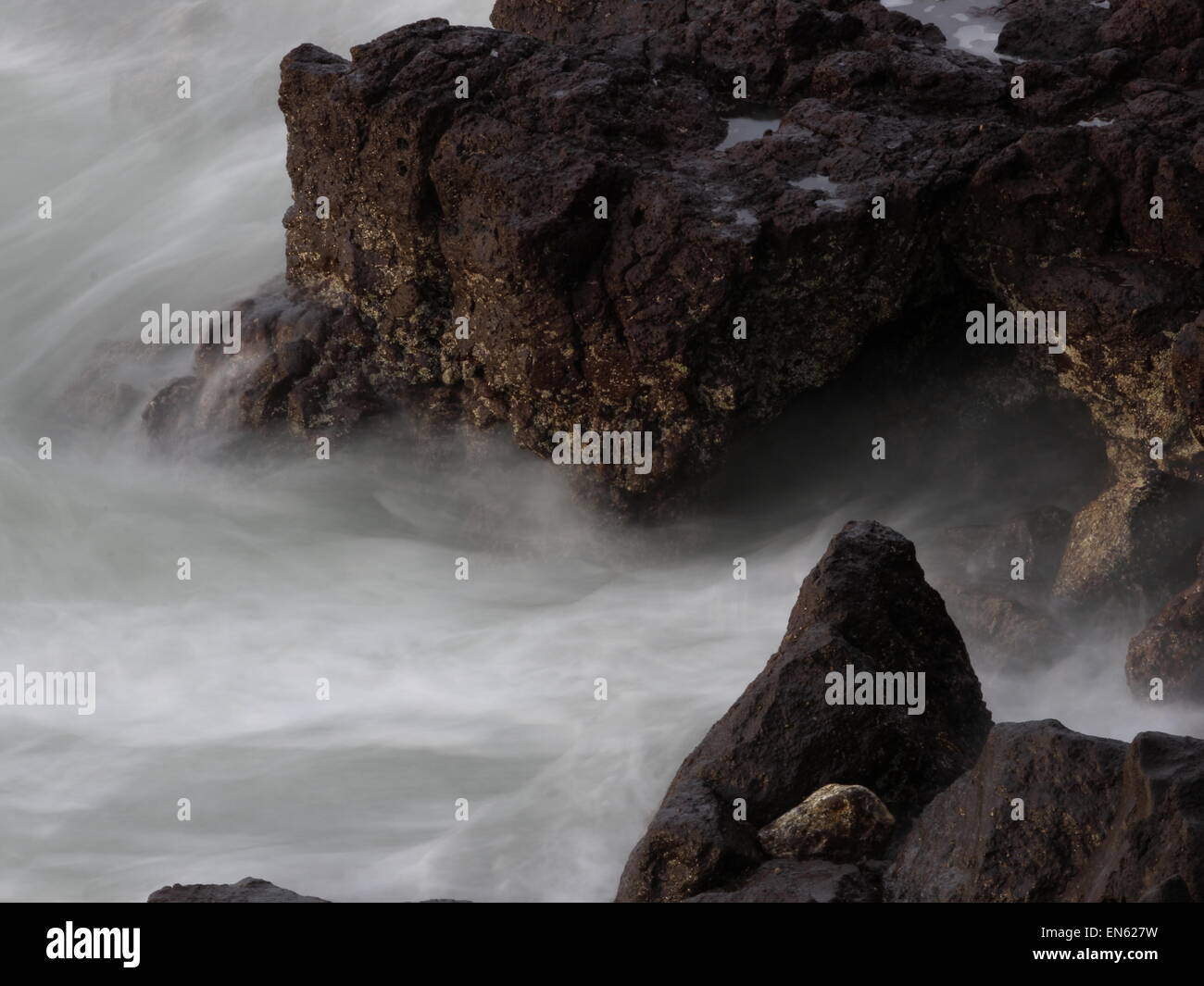 Long exposure rocks waves hi-res stock photography and images - Alamy