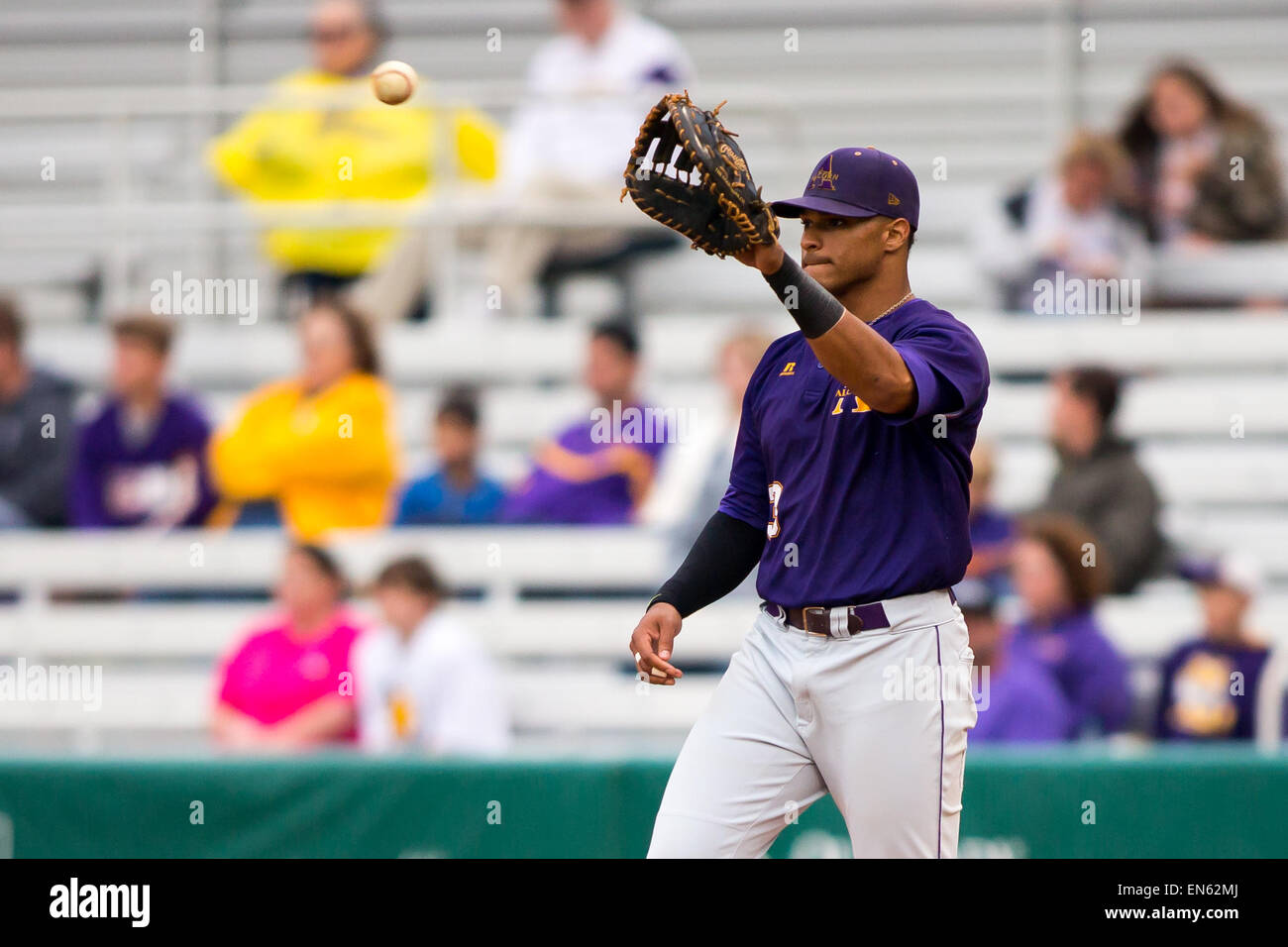Rouge, Louisiana, USA. 28th Apr, 2015. Alcorn State Braves infielder ...