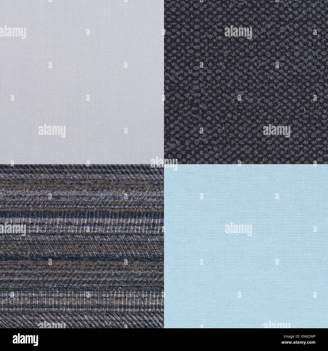 Set of blue vinyl samples, texture background Stock Photo - Alamy