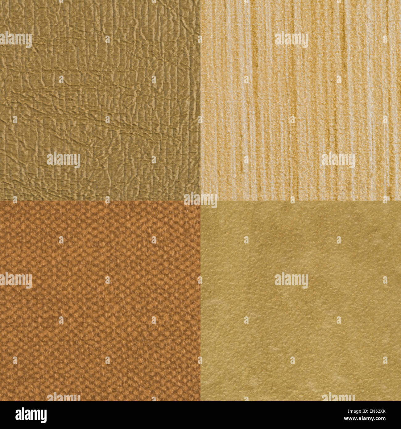 Set of brown vinyl samples, texture background Stock Photo - Alamy