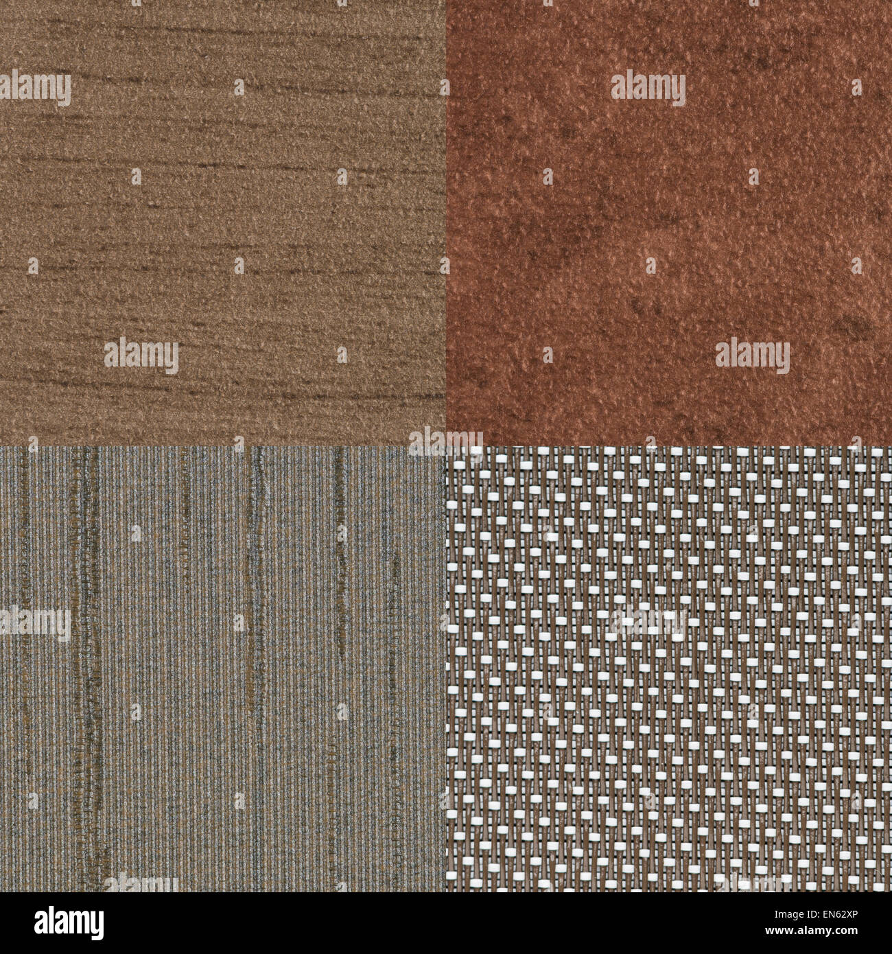 Set of brown vinyl samples, texture background Stock Photo - Alamy