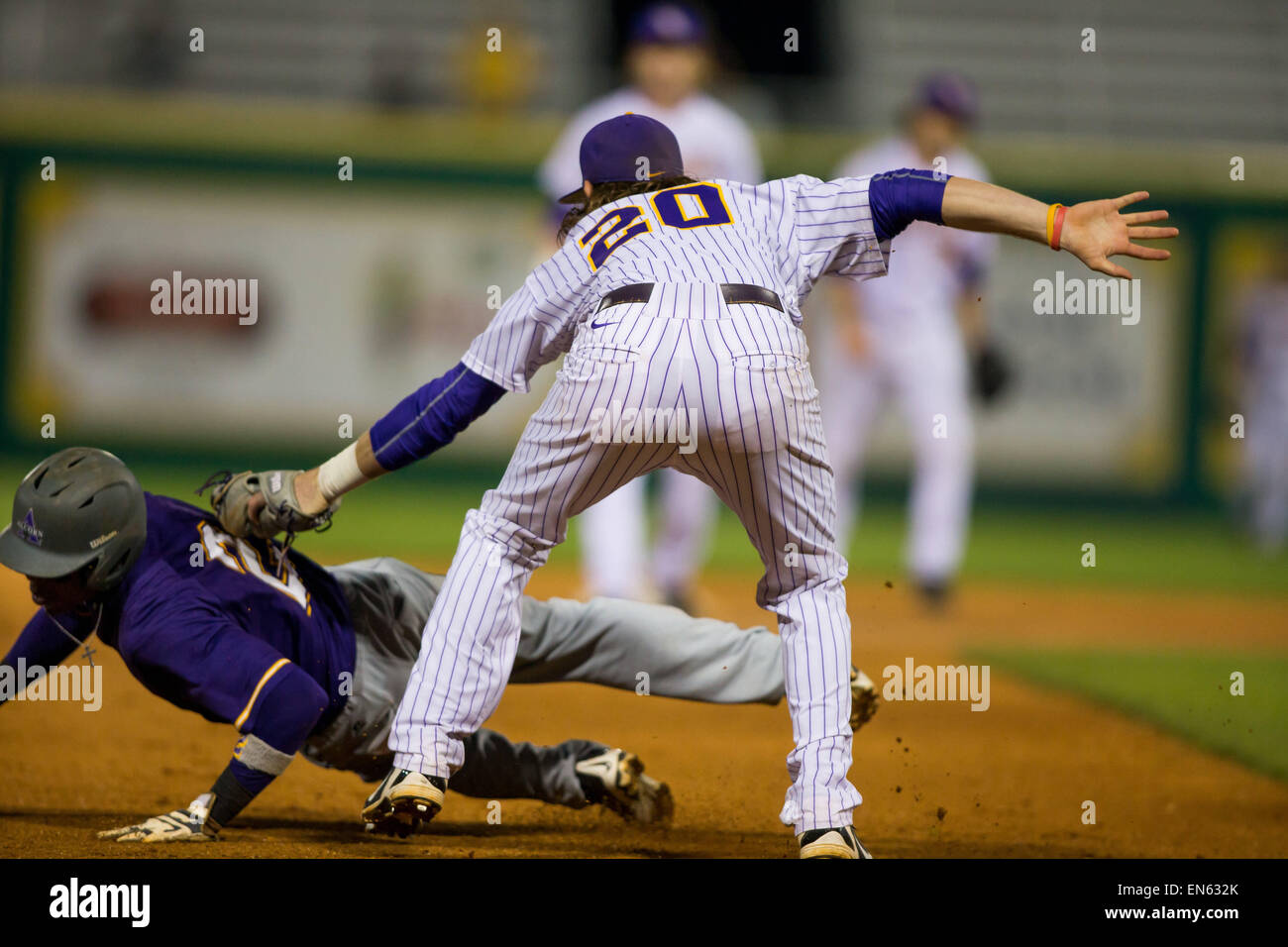 Rouge, Louisiana, USA. 28th Apr, 2015. Alcorn State Braves infielder ...