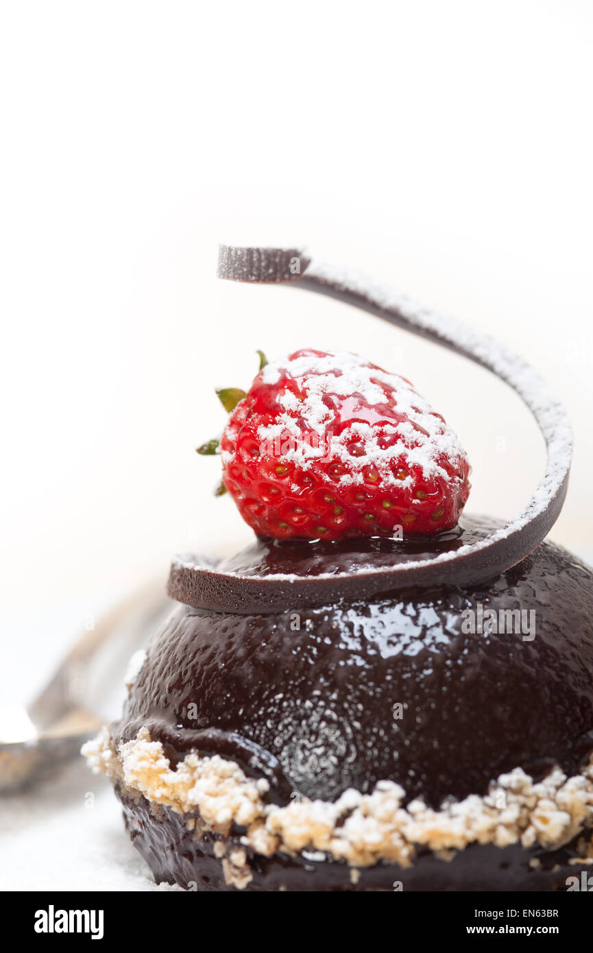 Mousse au chocolat white background hi-res stock photography and images ...