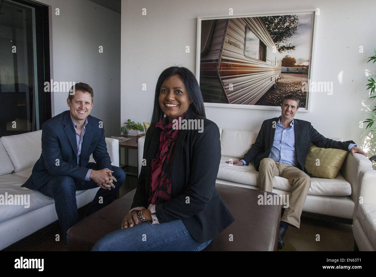 Los Angeles, California, USA. 15th Apr, 2015. From L to R, Rick ...
