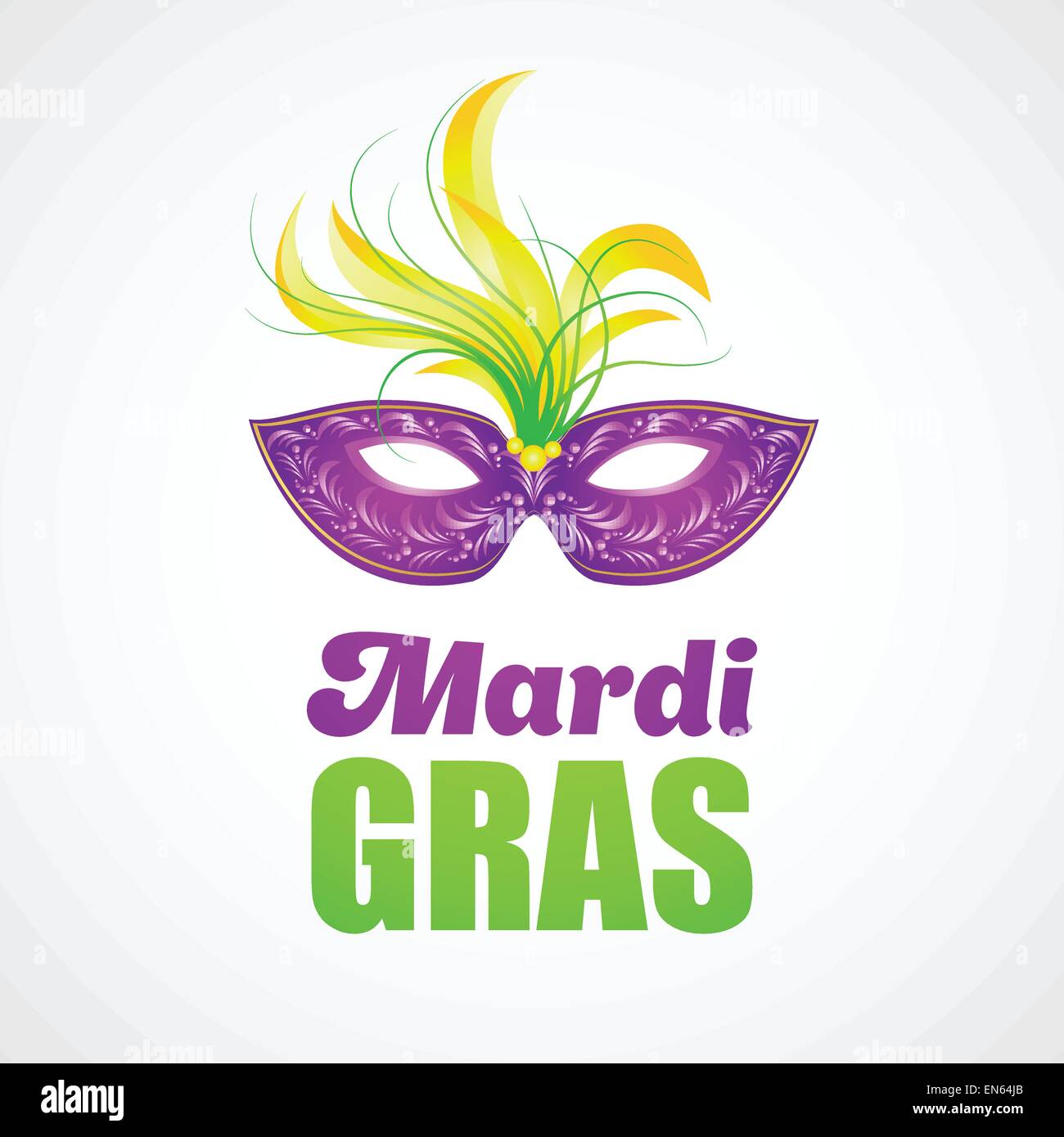 Golden carnival mask yellow Stock Vector Images - Alamy