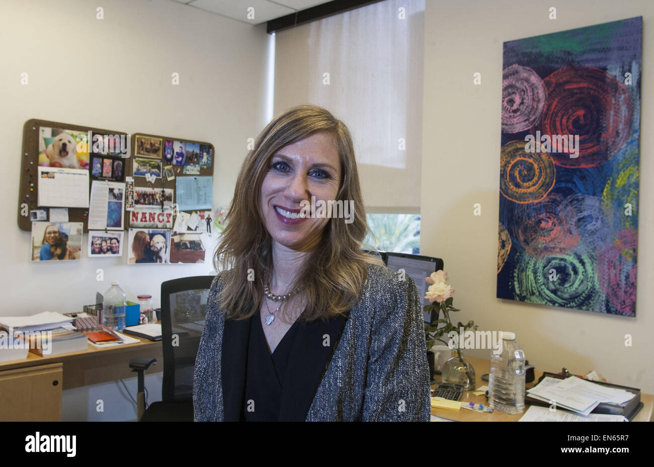 Los Angeles, California, USA. 22nd Apr, 2015. Lawyer Nancy Yaffe, a ...
