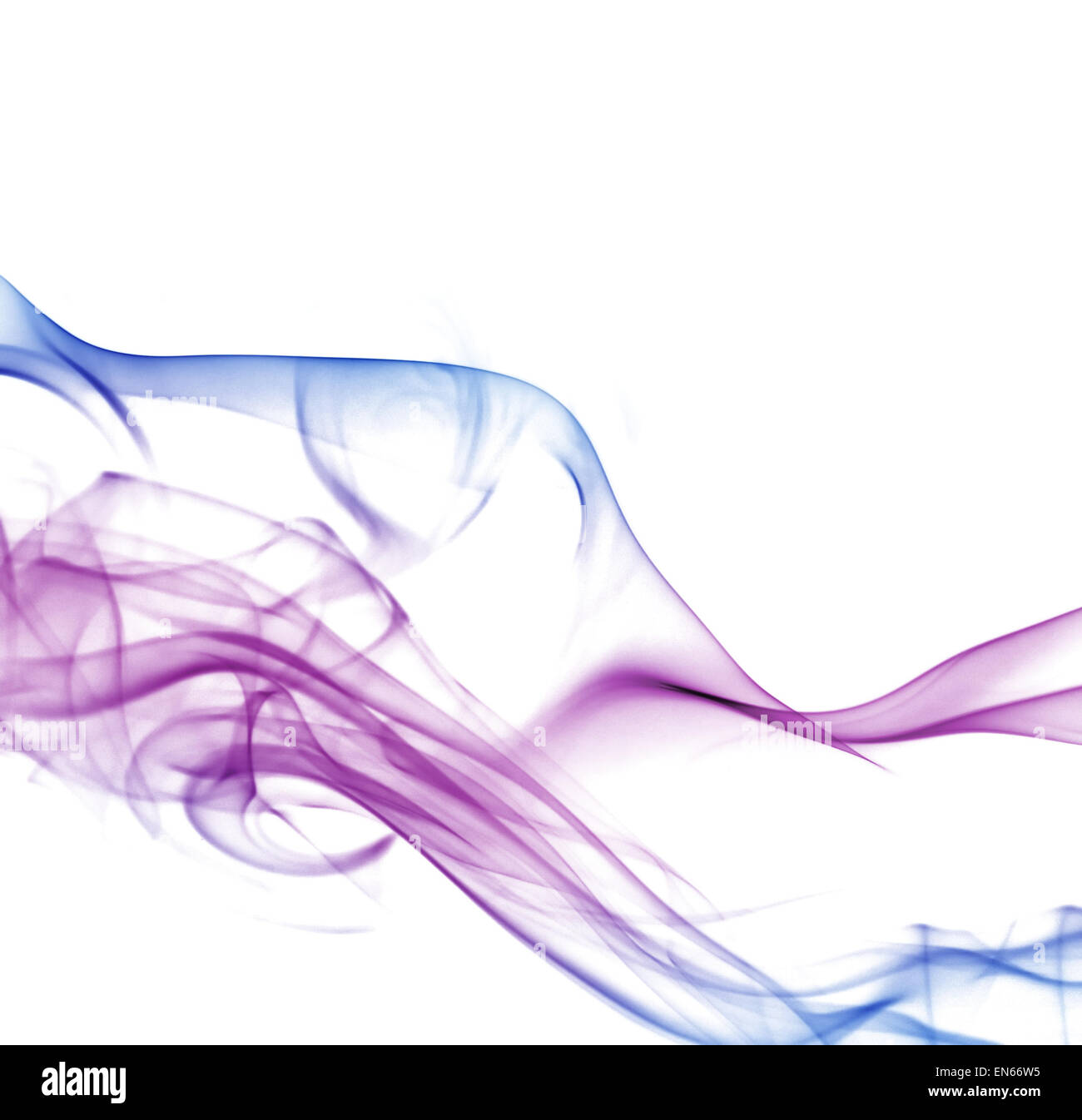 Colorful smoke on white background Stock Photo - Alamy