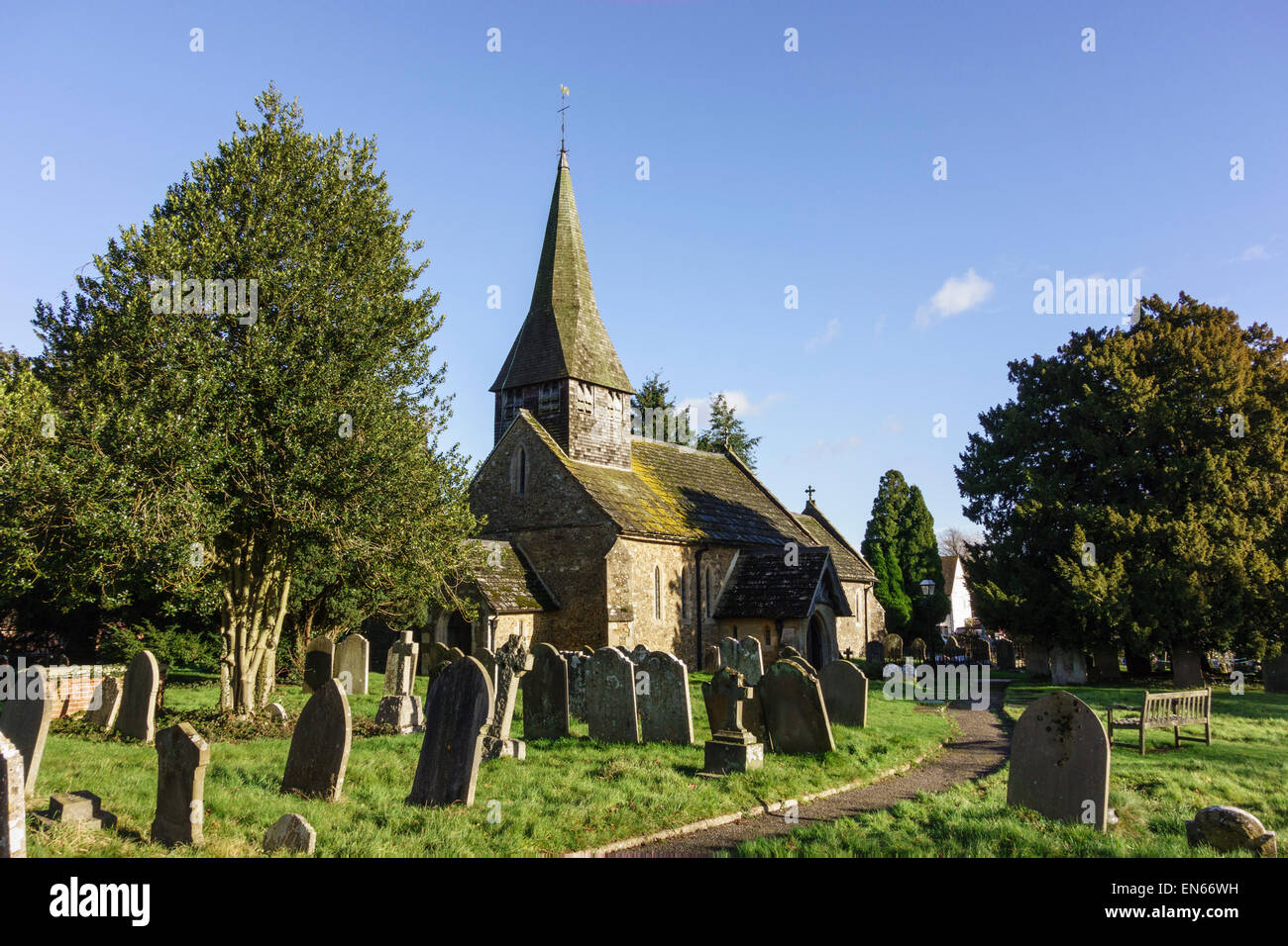 St John the Baptist Church in Capel, Surrey, UK Stock Photo - Alamy