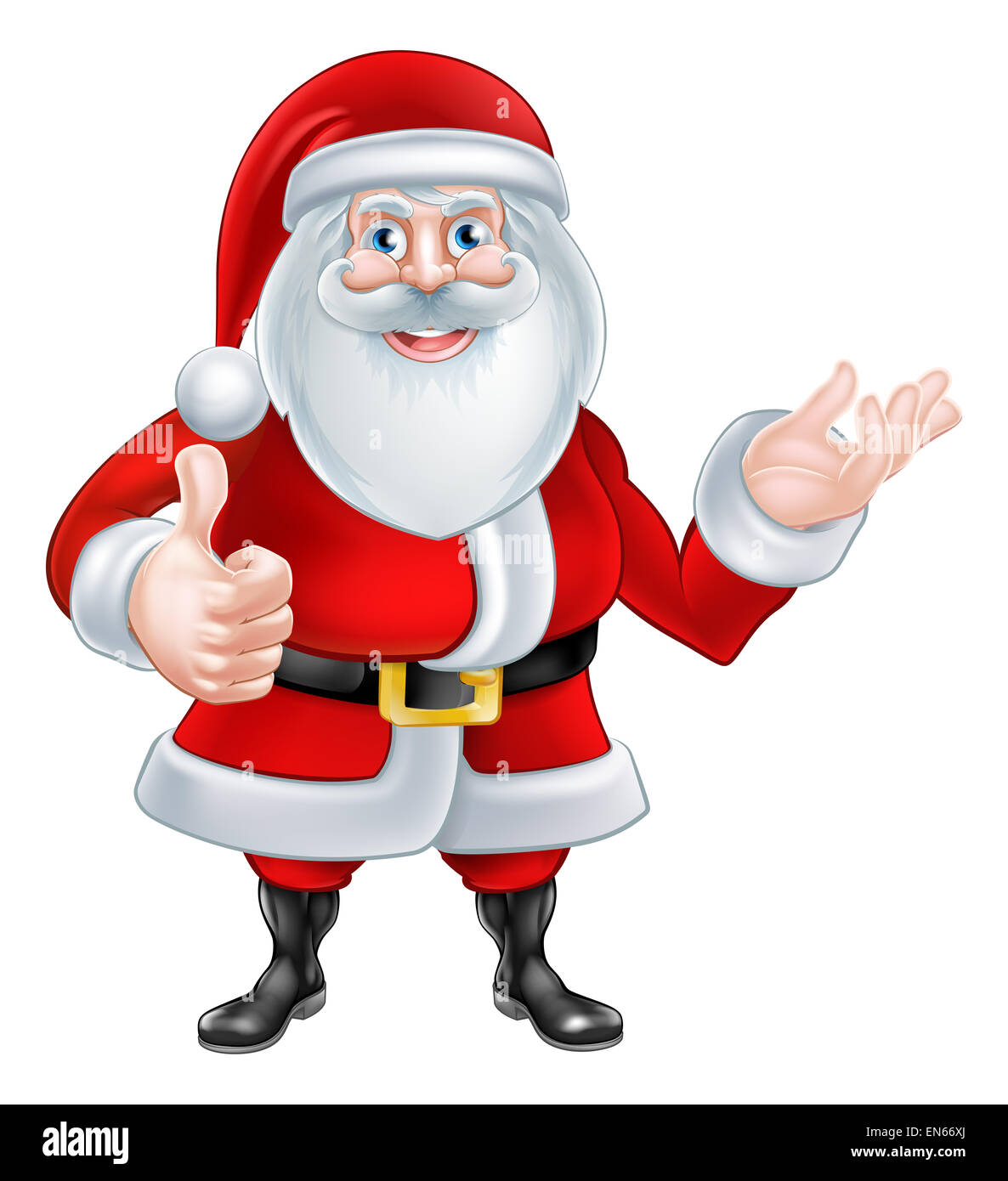 A Christmas cartoon of Santa Claus Stock Photo - Alamy