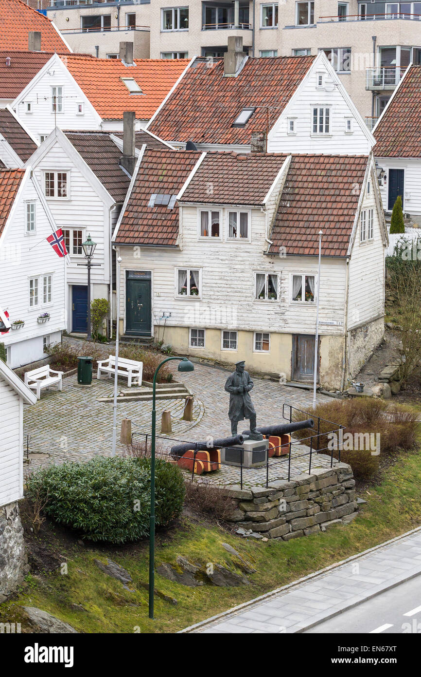 18/19th Century Old Town of Stavanger Norway Stock Photo - Alamy