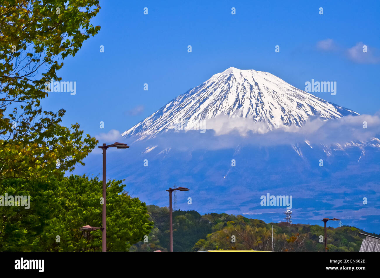 Mt Fuji view Stock Photo - Alamy