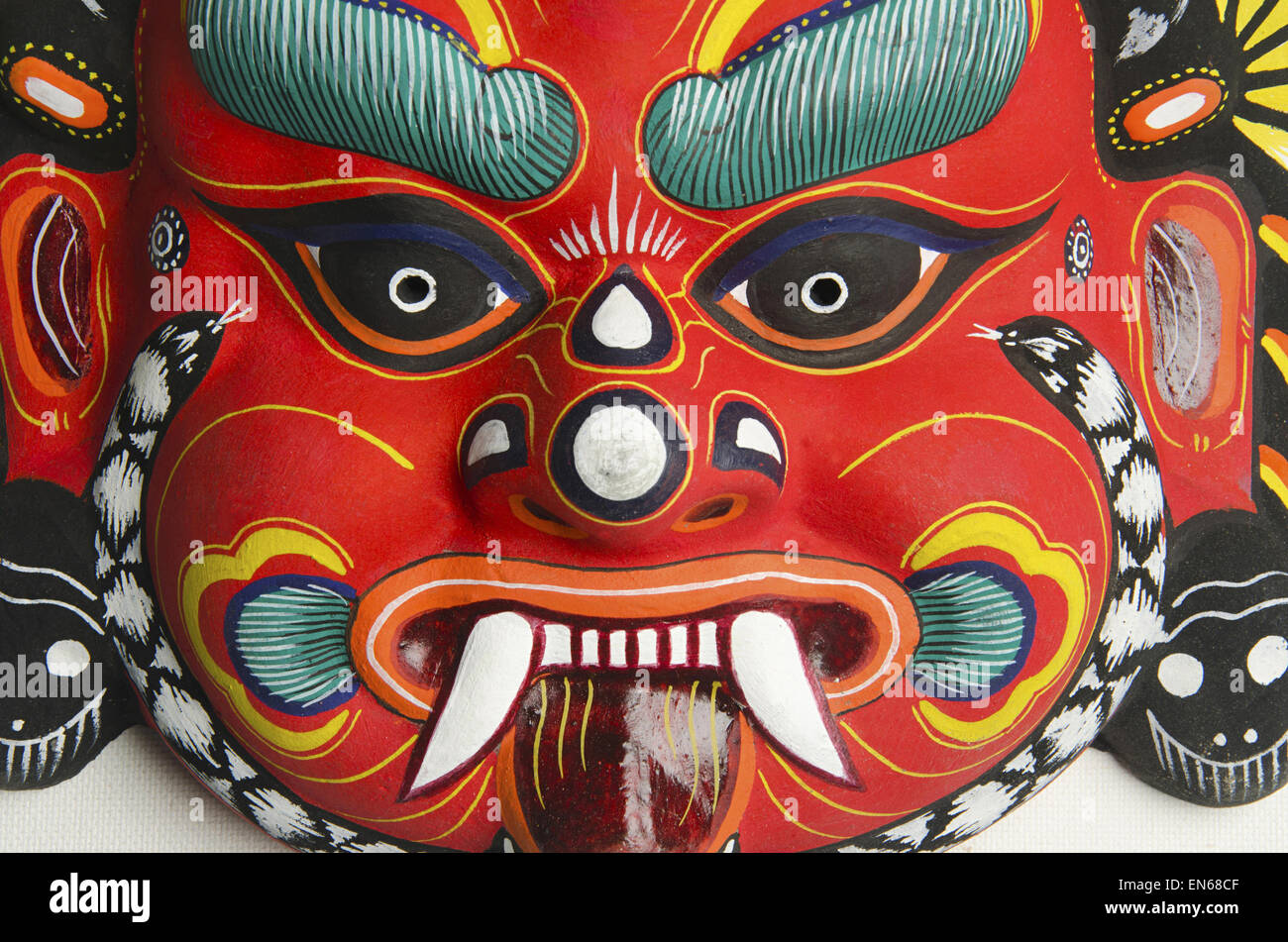 Demon mask nepal hi-res stock photography and images - Alamy
