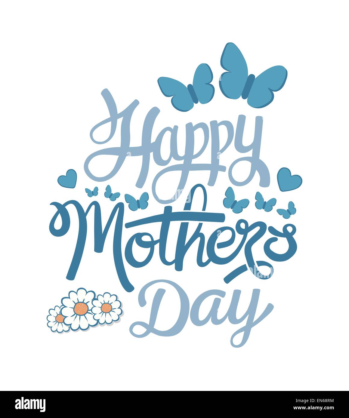 Digital vector blue happy Stock Vector Images - Alamy