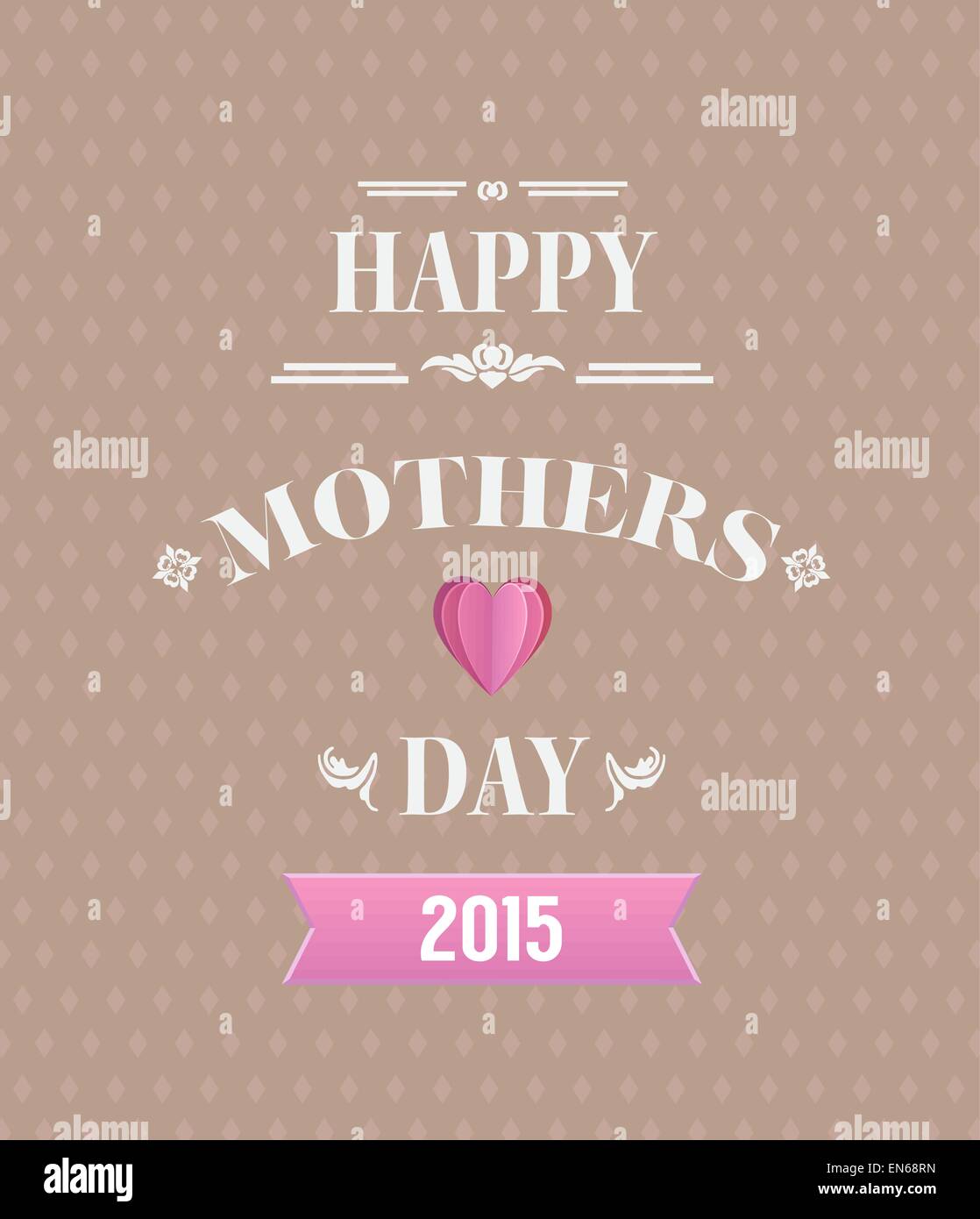 Happy mothers day vector Stock Vector Image & Art - Alamy
