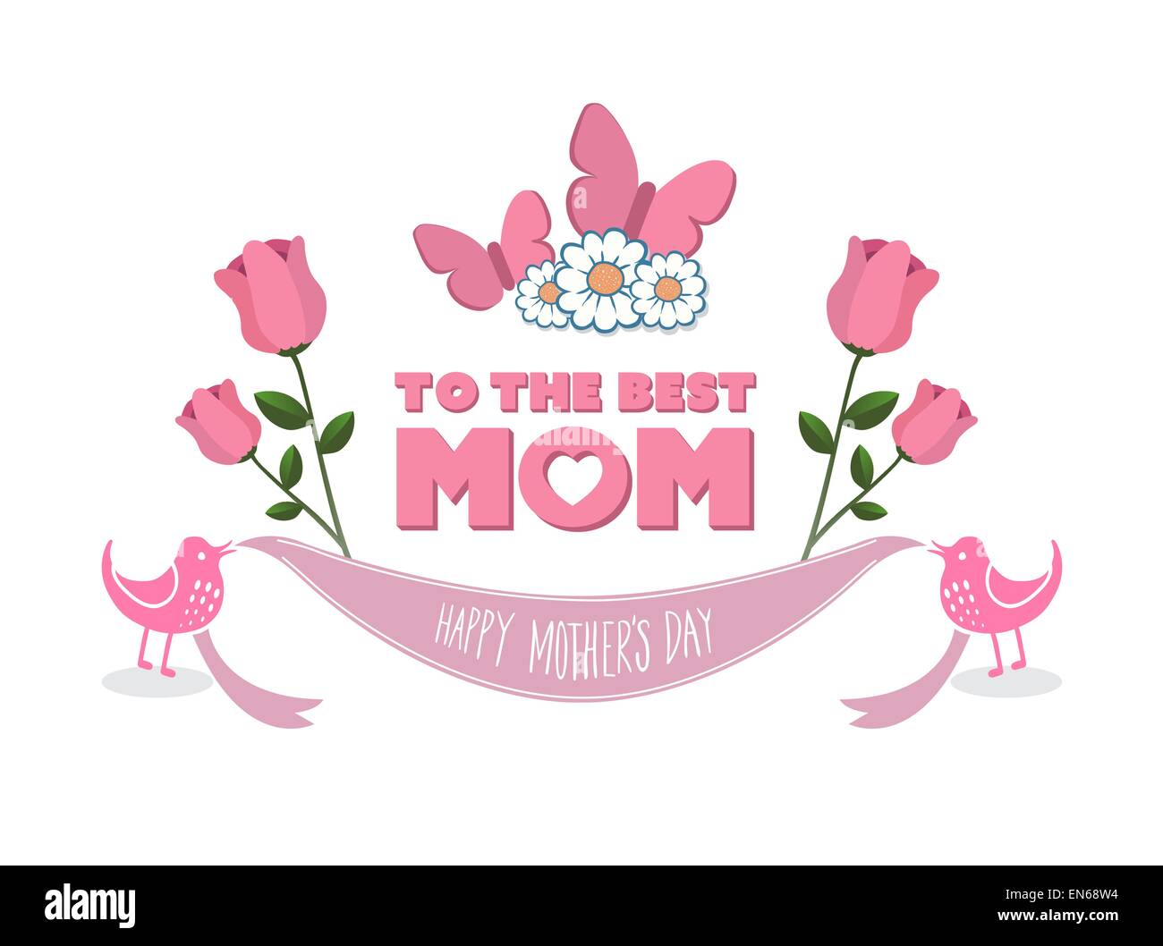 Mothers day vector Stock Vector Image & Art - Alamy
