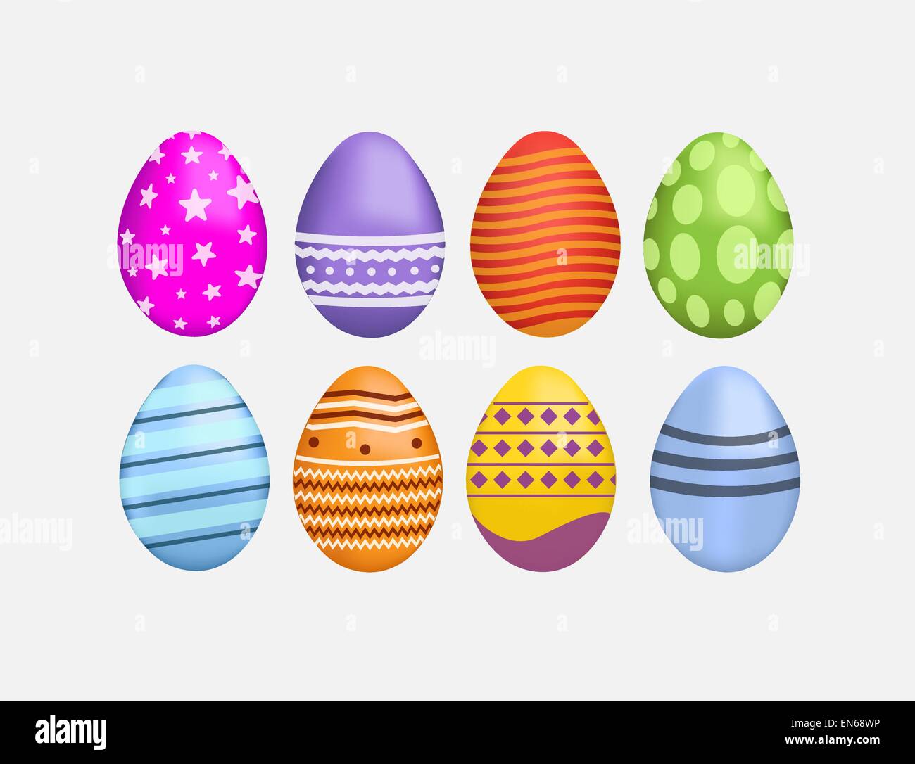 Easter eggs vector Stock Vector Image & Art - Alamy