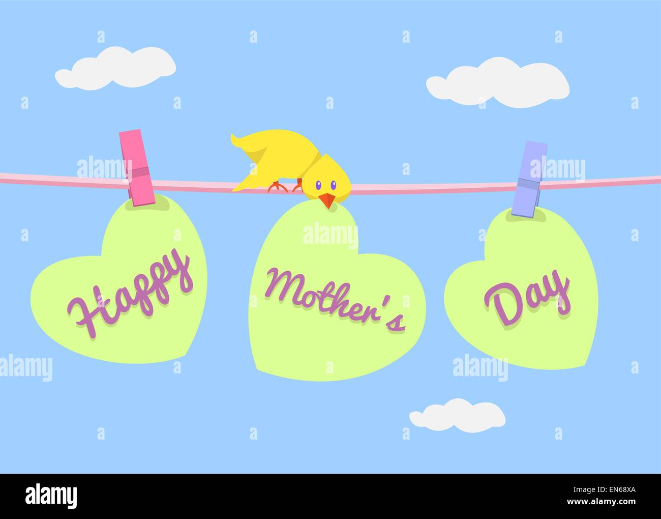 Happy mothers day vector Stock Vector Image & Art - Alamy