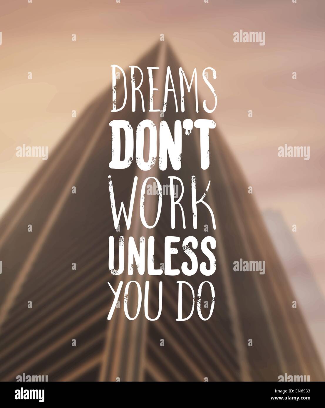 Motivational vector with dream text Stock Vector Image & Art - Alamy