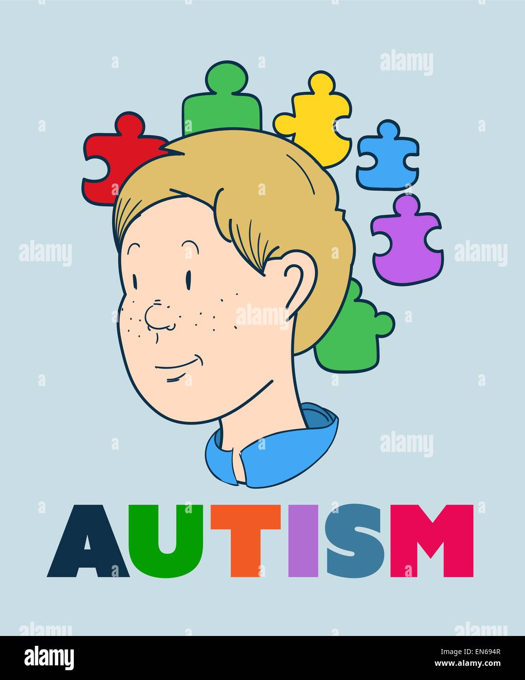 Autism Stock Vector Images - Alamy