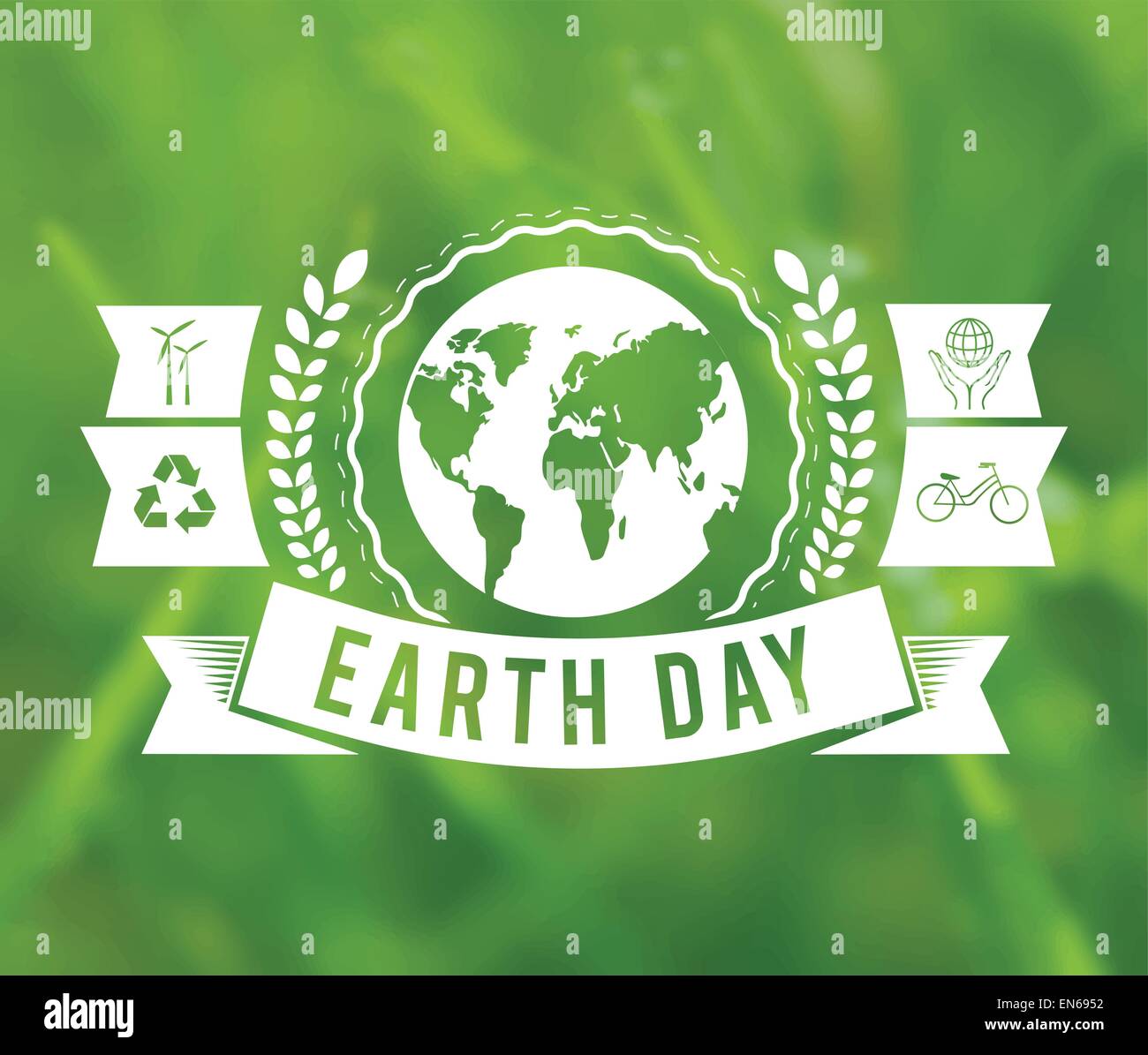 Earth day vector Stock Vector Image & Art - Alamy