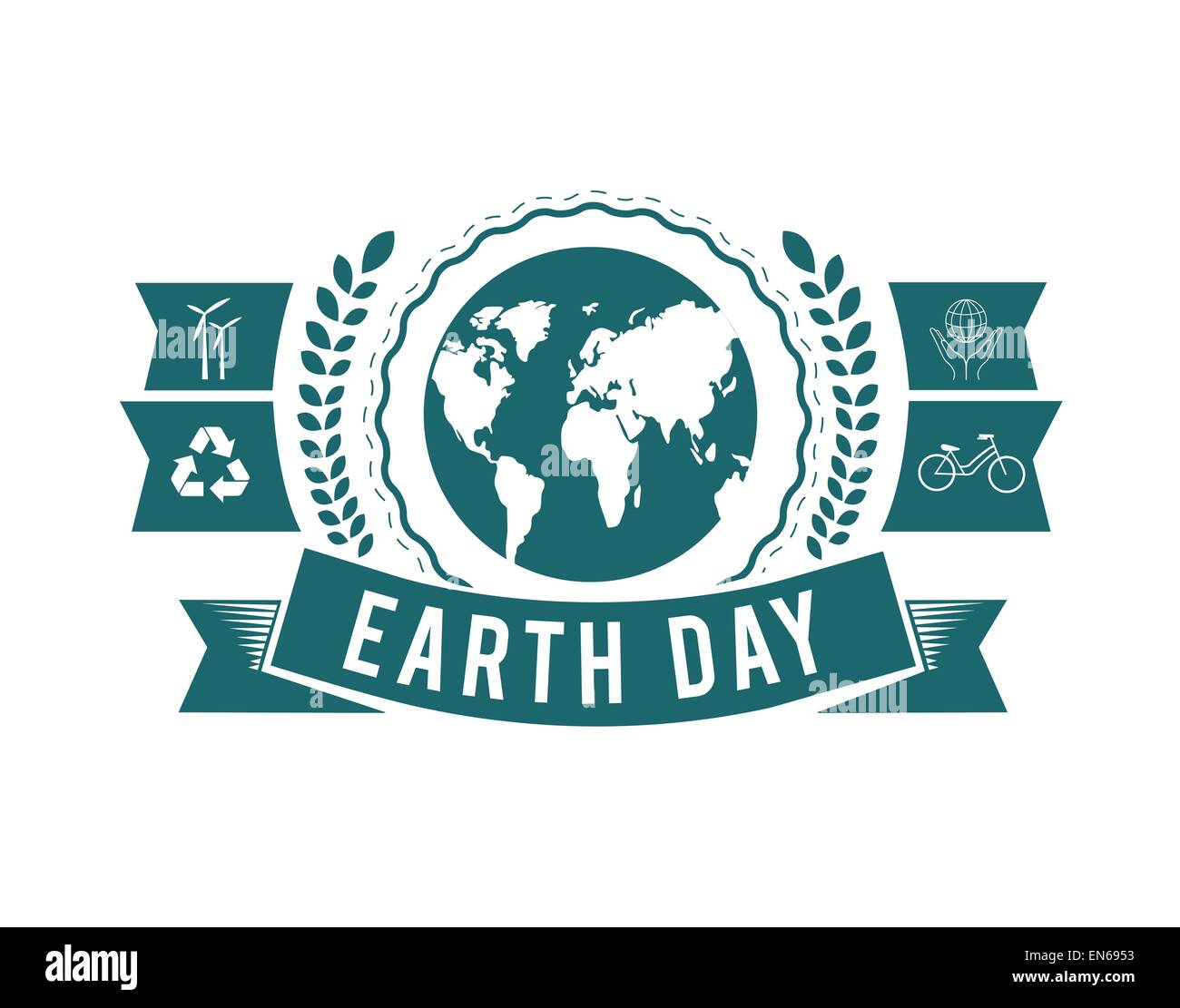 Earth day vector Stock Vector Image & Art - Alamy