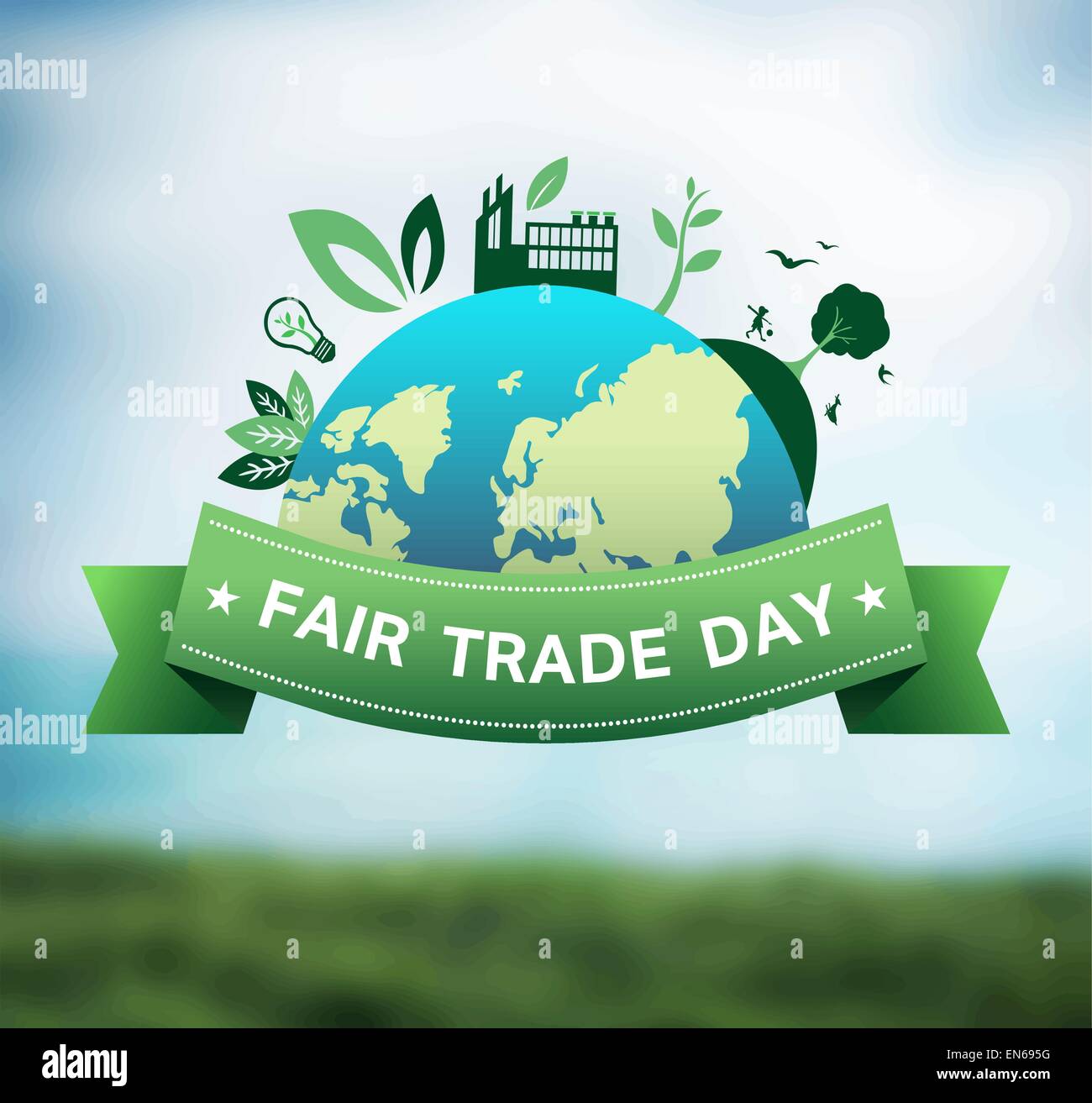 Fair Trade day vector Stock Vector Image & Art - Alamy