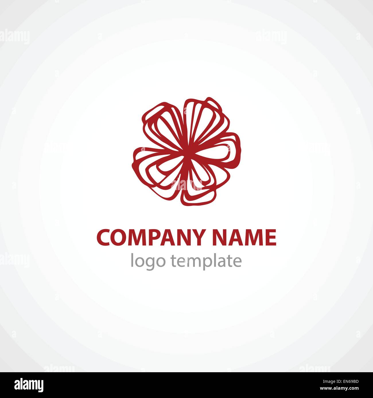 Flower logo icon symbol hi-res stock photography and images - Alamy