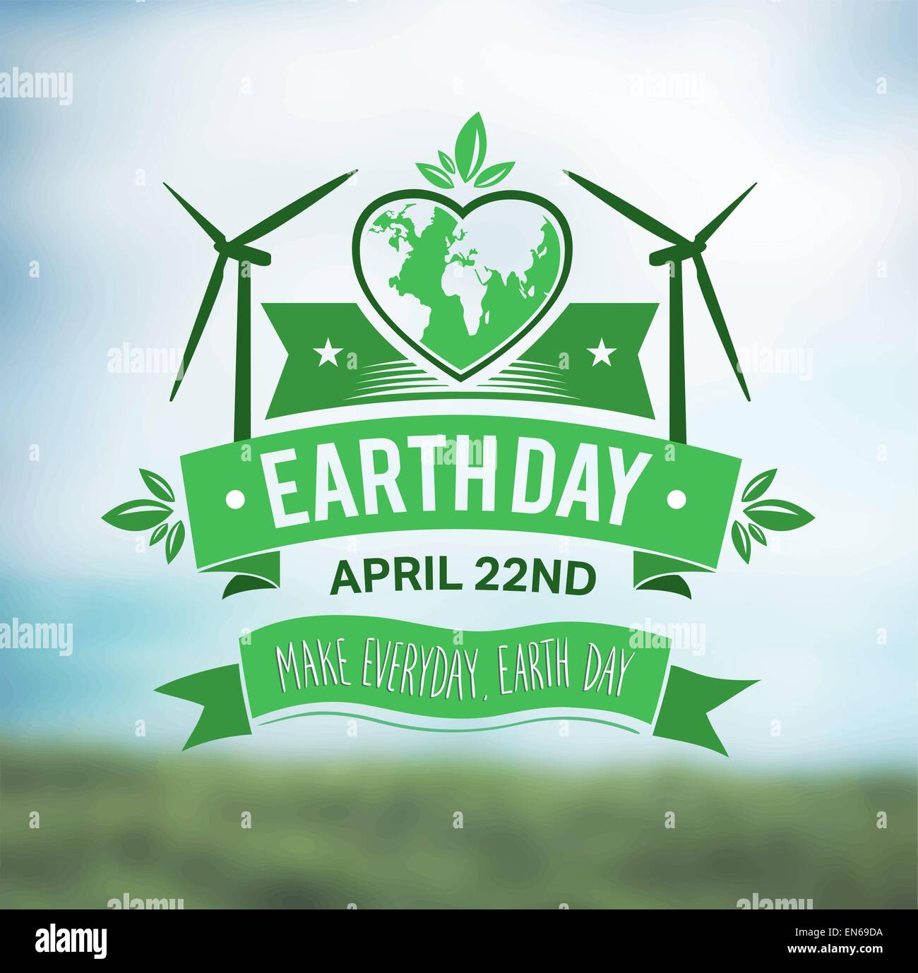 Earth day vector Stock Vector Image & Art - Alamy