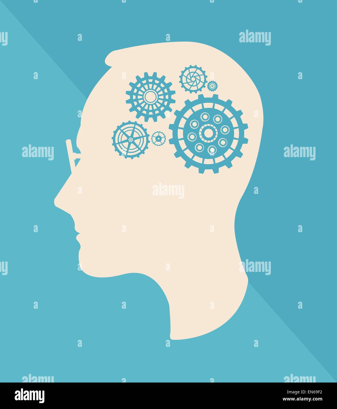 Composite image of cog and wheel Stock Vector Image & Art - Alamy