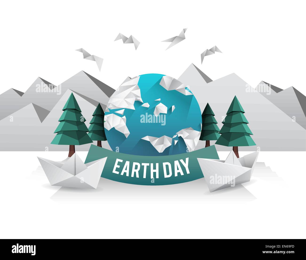 Earth day vector Stock Vector Image & Art - Alamy