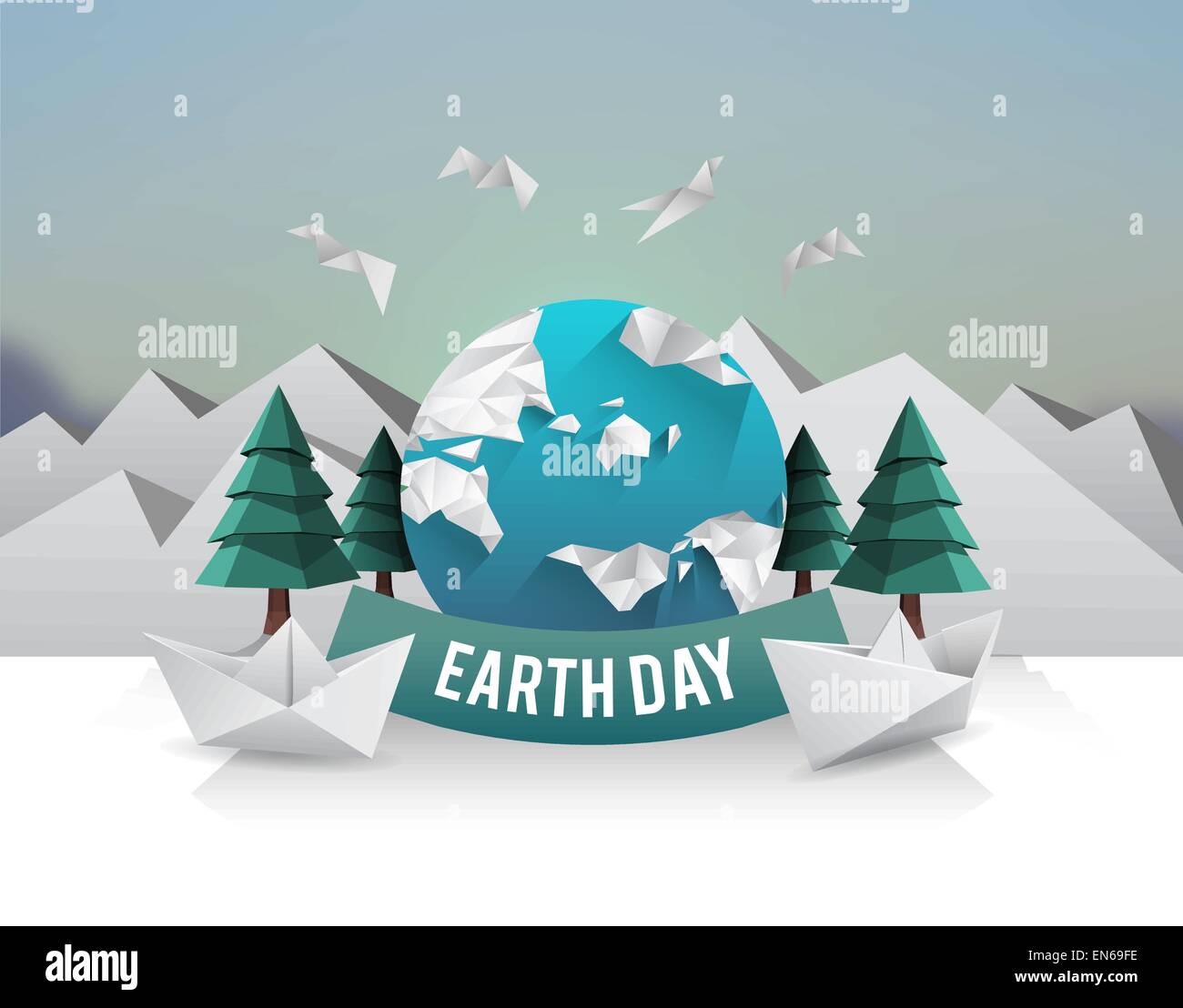 No people mountains Stock Vector Images - Alamy