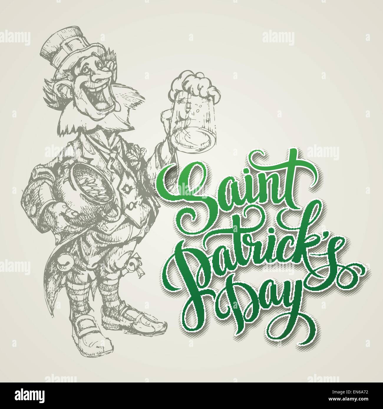 Traditional irish alcohol st Stock Vector Images - Alamy