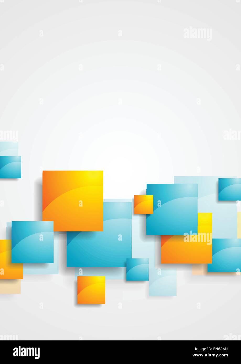 Shiny glossy squares abstract tech background. Vector illustration ...