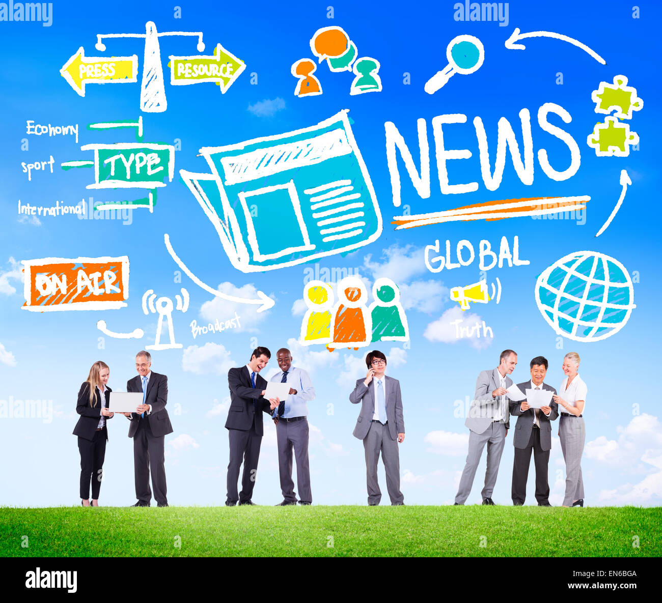 News Journalism Information Publication Update Media Advertisement ...