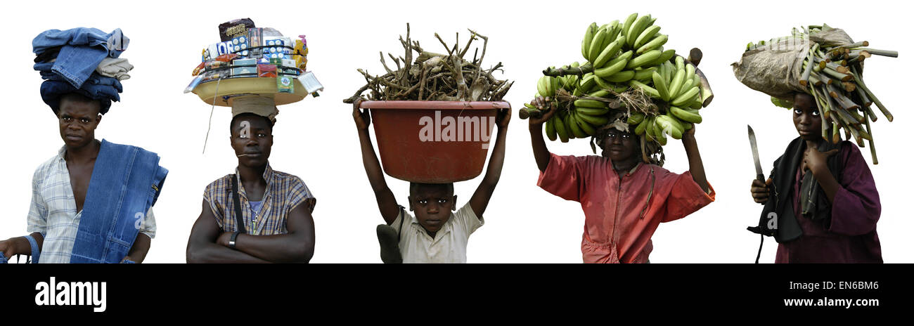 Street vendors in Africa Stock Photo - Alamy