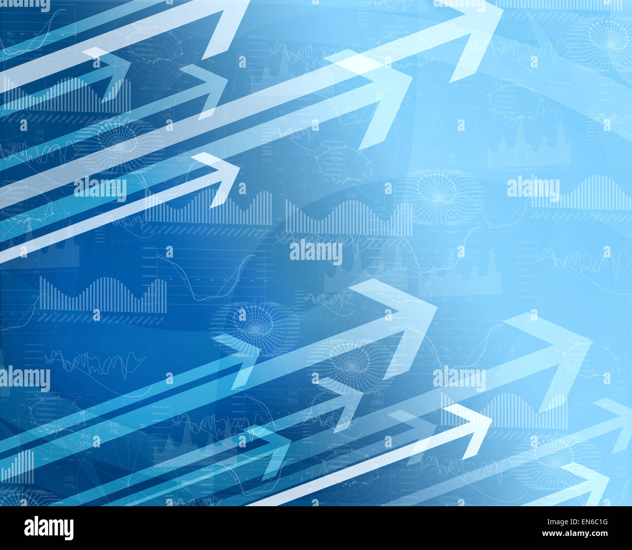 Abstract blue background with world map Stock Photo - Alamy