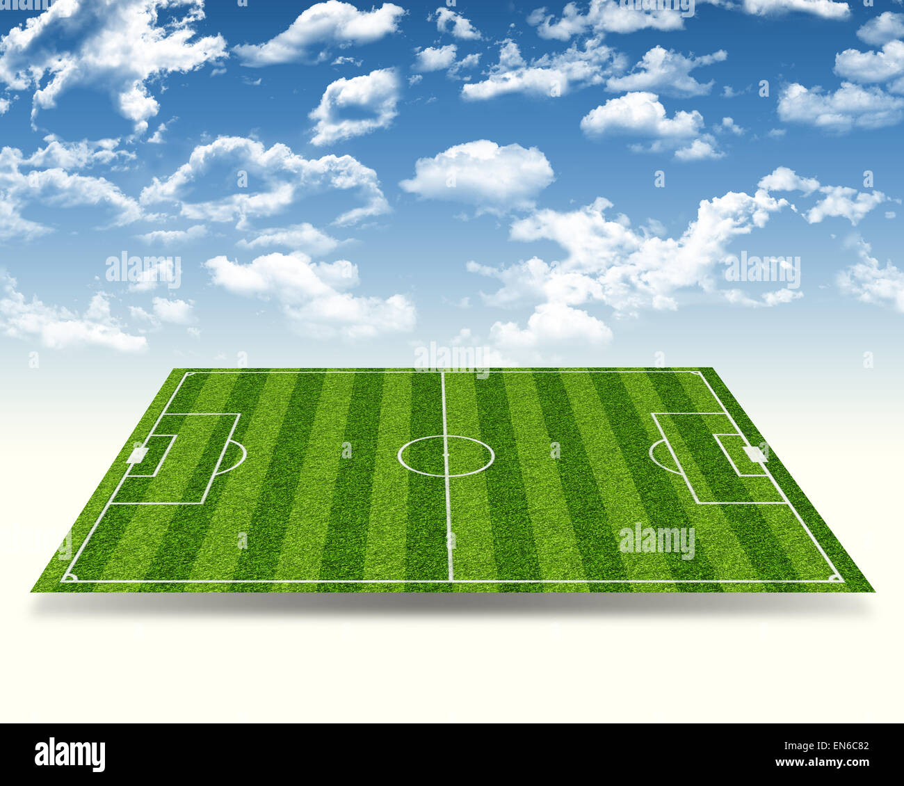 Football stadium with gates Stock Photo - Alamy