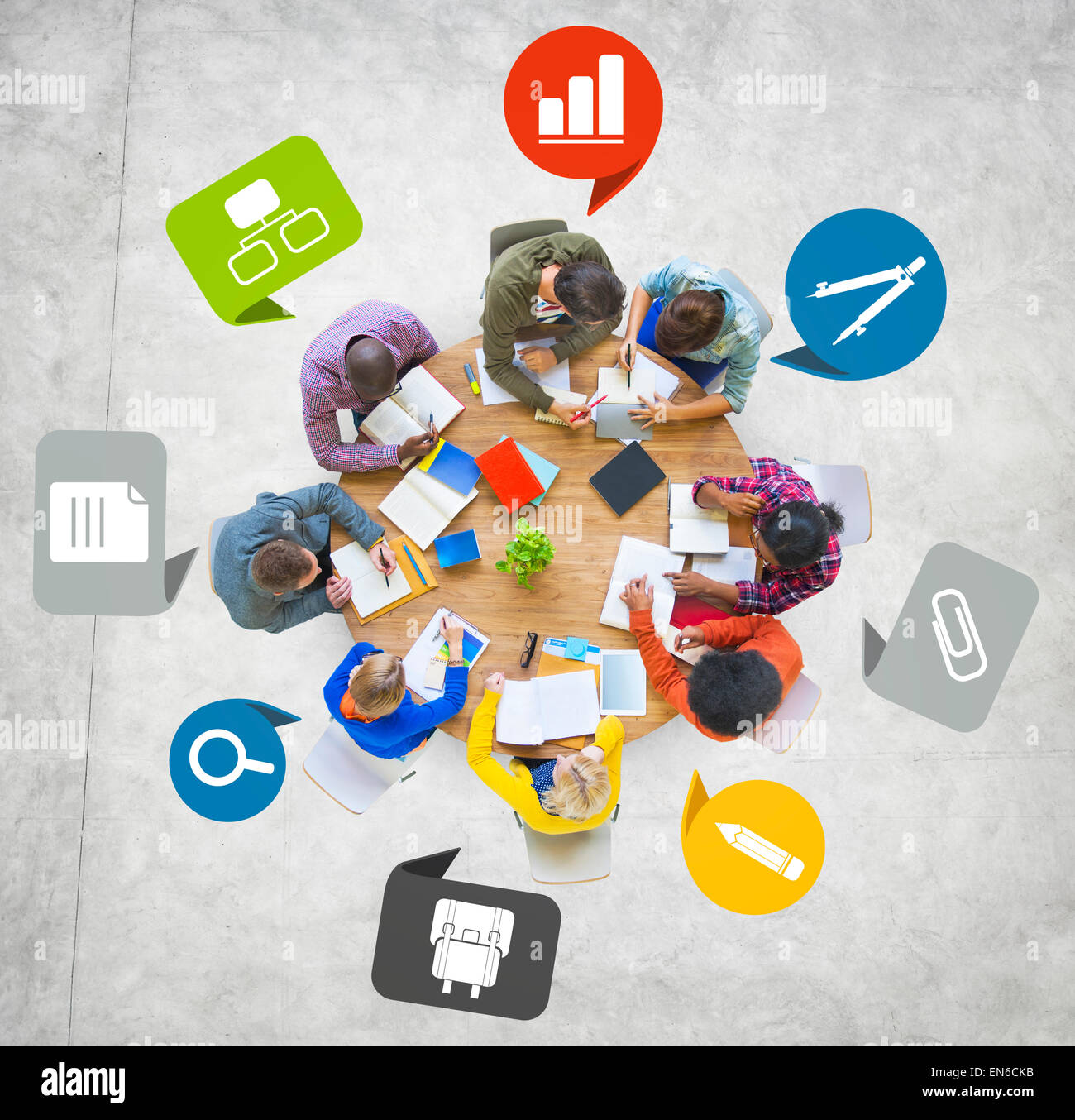 Diverse group working people hi-res stock photography and images - Alamy