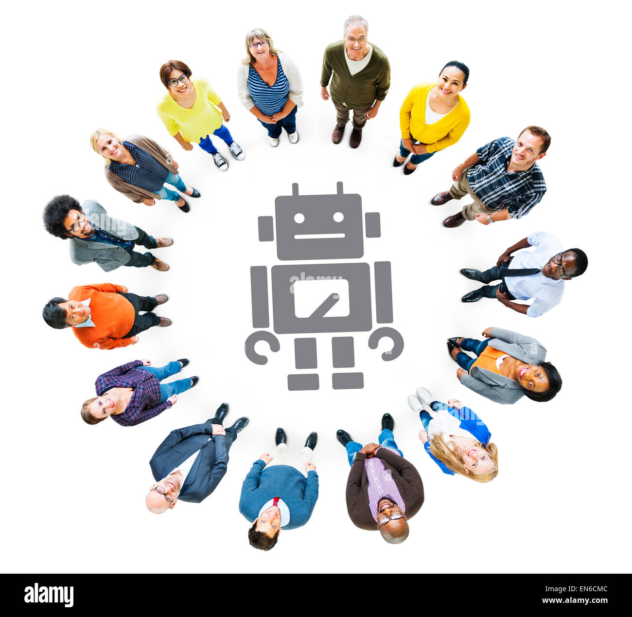 Friendship technology Cut Out Stock Images & Pictures - Alamy