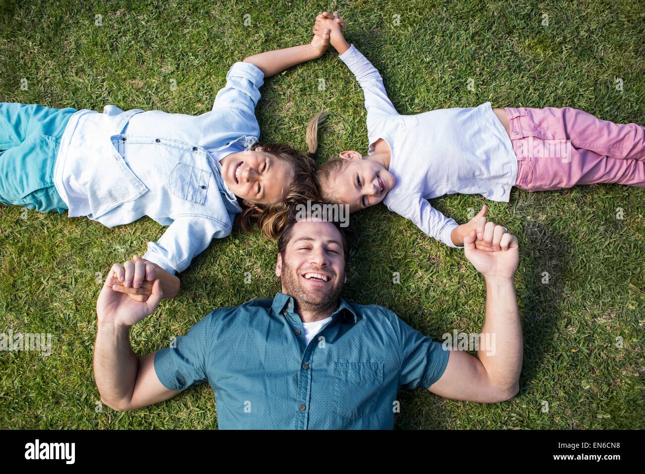 Happy father children hi-res stock photography and images - Alamy