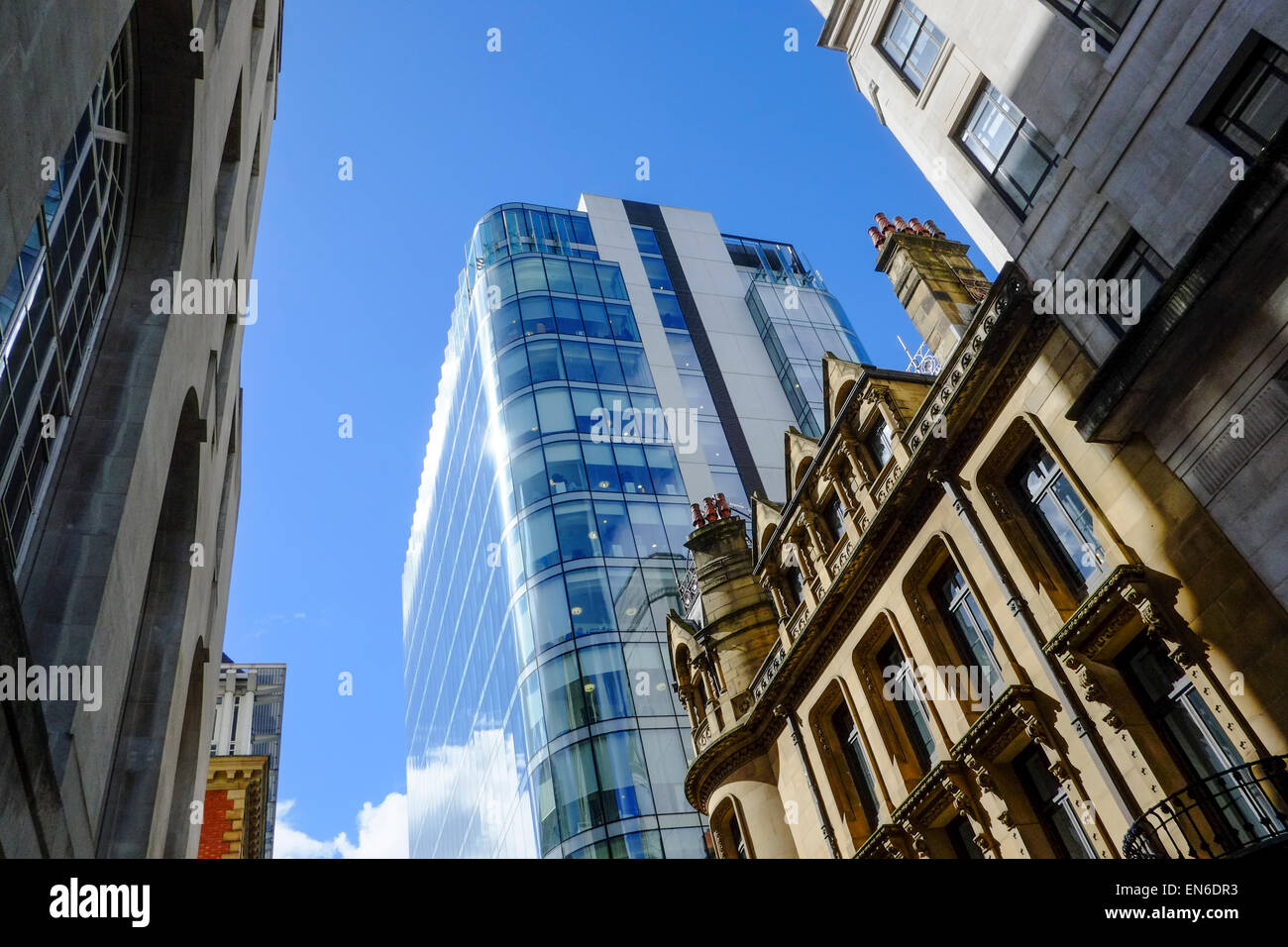 Modern buildings in manchester city centre hi-res stock photography and ...