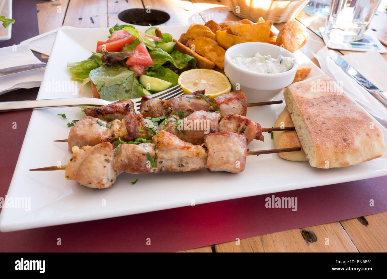Cypriot souvlaki hi-res stock photography and images - Alamy