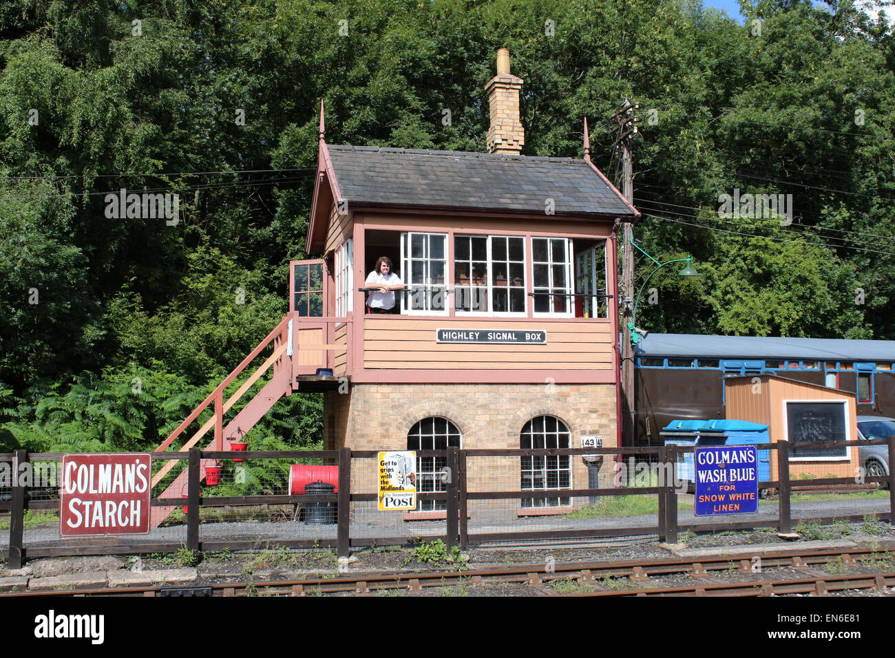 Severn valley railway signal box hi-res stock photography and images ...