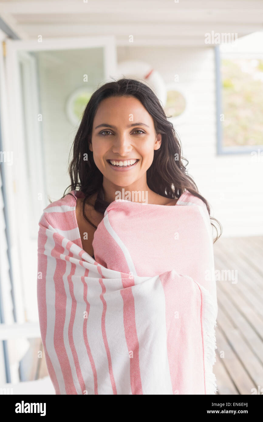 Beautiful young woman towel hi-res stock photography and images - Alamy